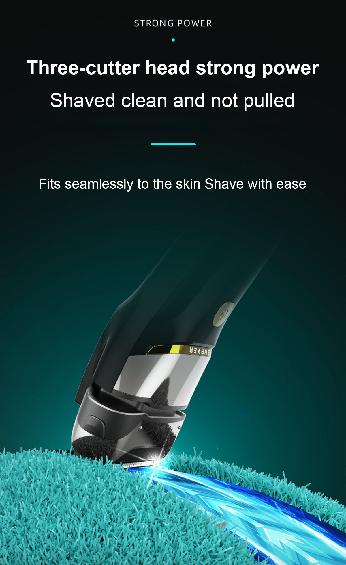 WPOI Rechargeable Wet & Dry Electric Shaver With Sidebruns | Shopee ...
