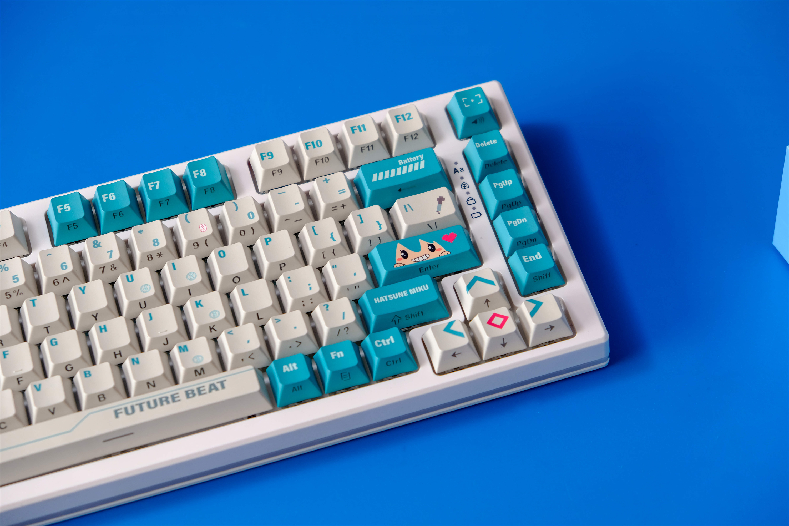 Hatsune Miku Side light transmission Keycap 136 Keys PBT Material ...