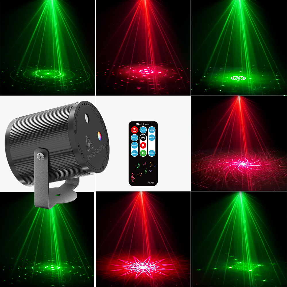 New LED cylindrical laser light, party stage atmosphere light, remote ...