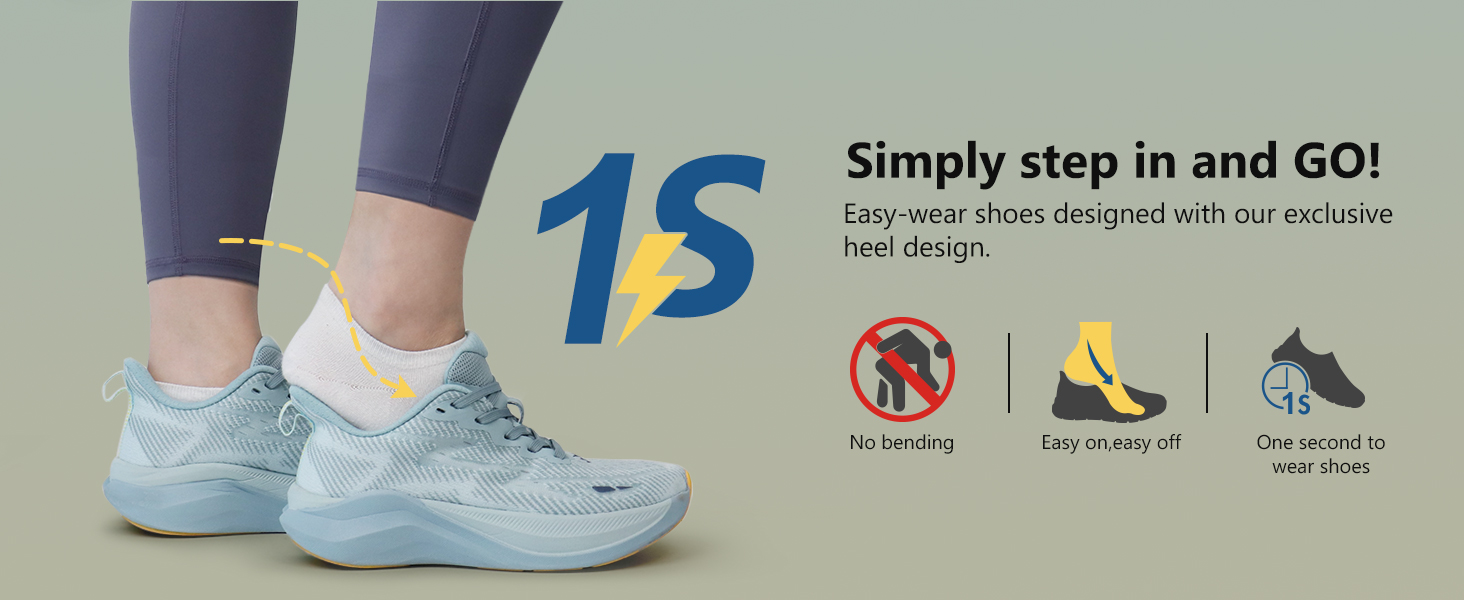 Hawkwell Women's Knit Walking Shoes Running Shoes Nurse Shoes-Cushy ...