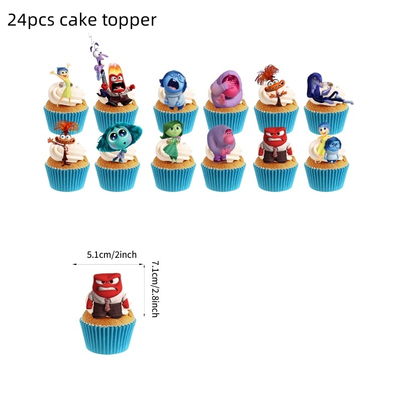 Inside Out Birthday Party Supplies Tableware Paper Plate Cup Tablecloth ...
