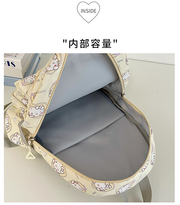 Cartoon Sanrio Schoolbag Female Girl Full of Heart Students All-Match ...