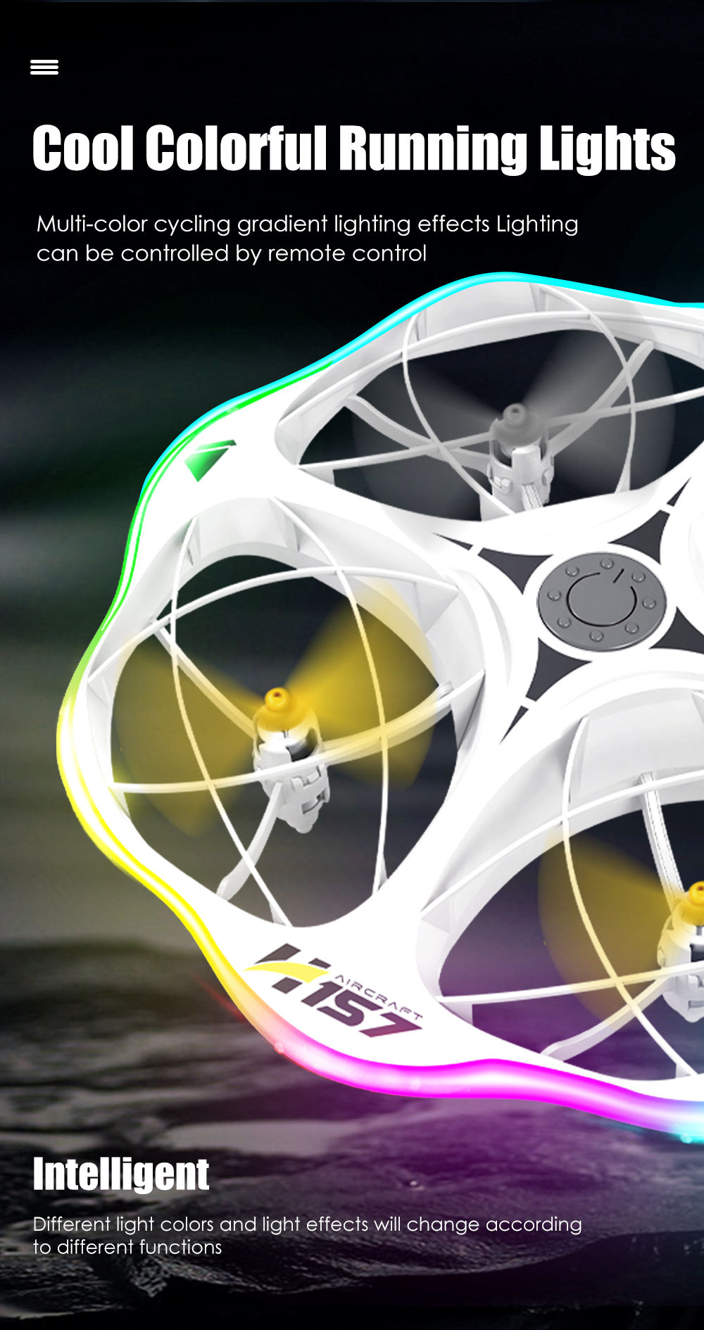 RC UFO Helicopter Drone Gravity Sensing Watch Remote Control Airplane ...