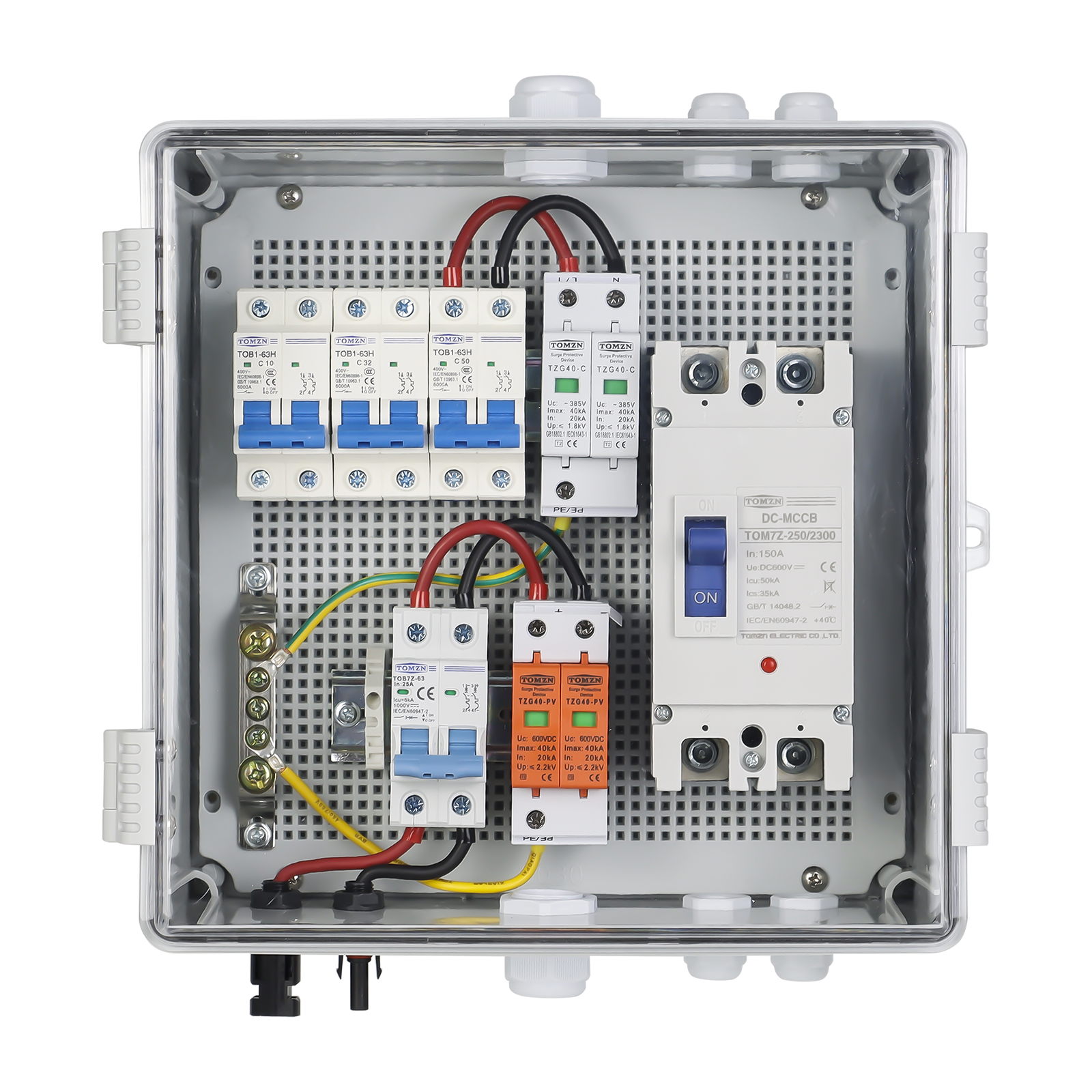 PowMr 10.5x9'' Waterproof Box Only Suit For 6.2KW 48V Hybrid Inverter ...