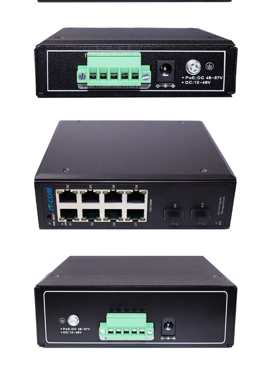 JT-COM Industrial Ring Network 4-port/8-port Gigabit Ethernet switch ...