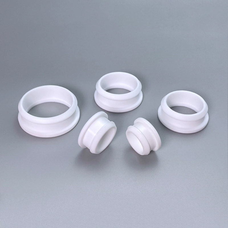 White Silicone Rubber Snap-on Grommet Hole Plugs End Caps Bung Wire ...