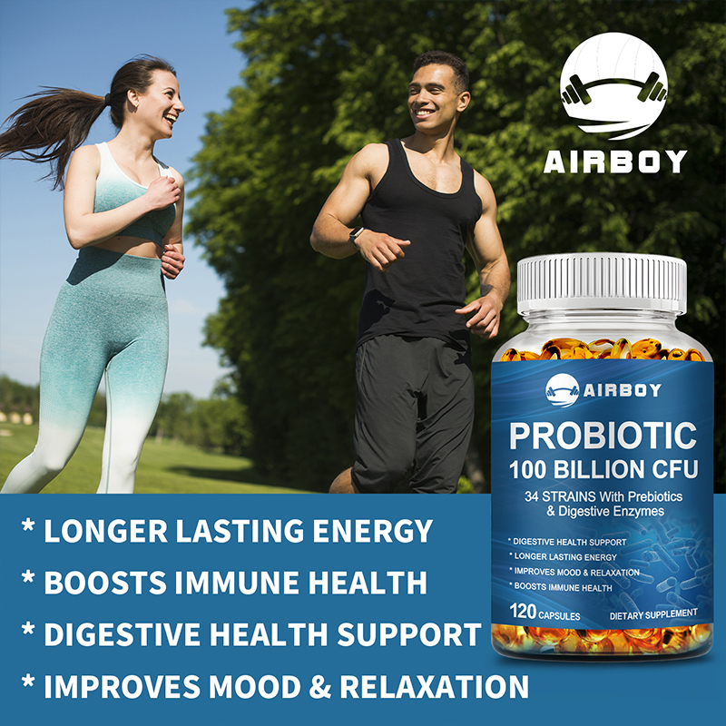PROBIOTIC 100 BILLION CFU capsules - Fruit and vegetable complex ...