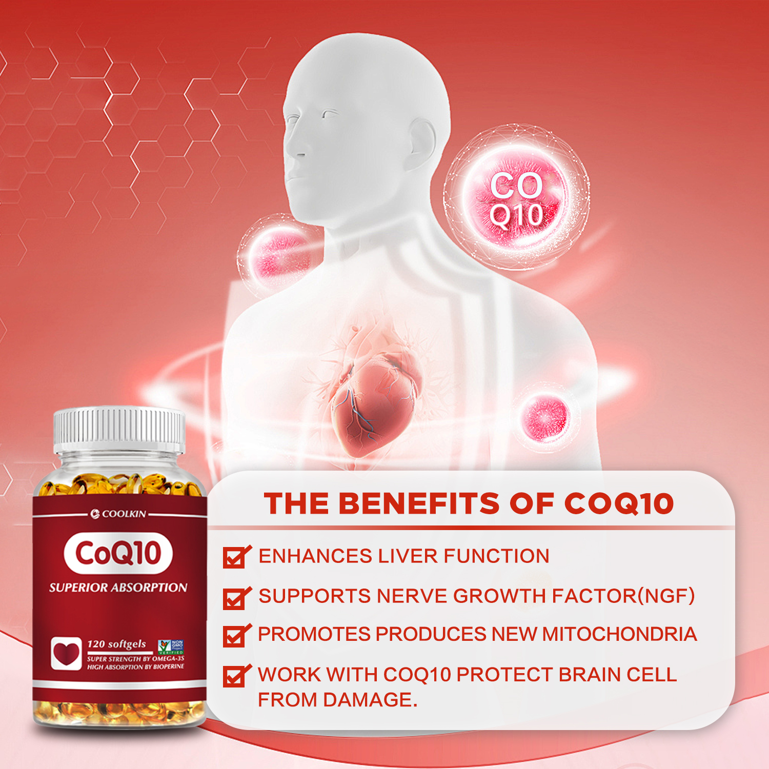 CoQ10 - Highly Absorbable - Patented Water-Soluble and Fat-Soluble ...