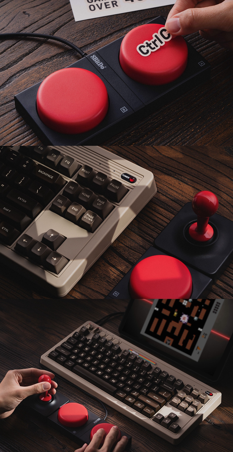 8BitDo Retro Mechanical Keyboard C64 Edition/M Edition/N Edition/Fami ...