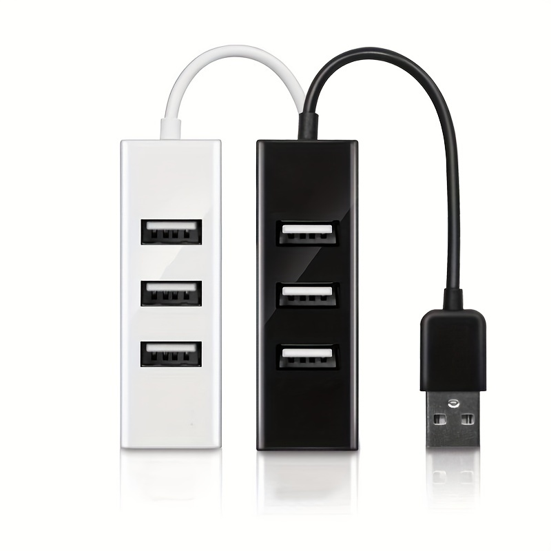 4 Port USB HUB Connector for Computer Mouse Keyboard Office Laptop USB ...