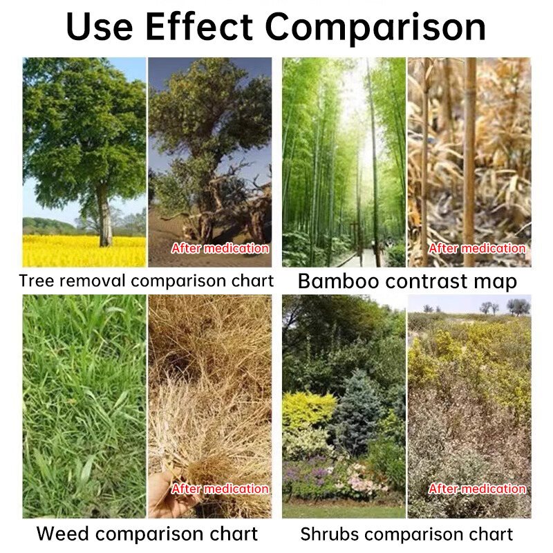 【Clear everything】Weed killer grass poison Grass poison dead roots ...