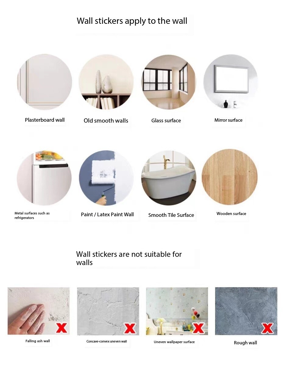 Whiteboard Stickers Self Adhesive DIY Waterproof White/Black Board ...