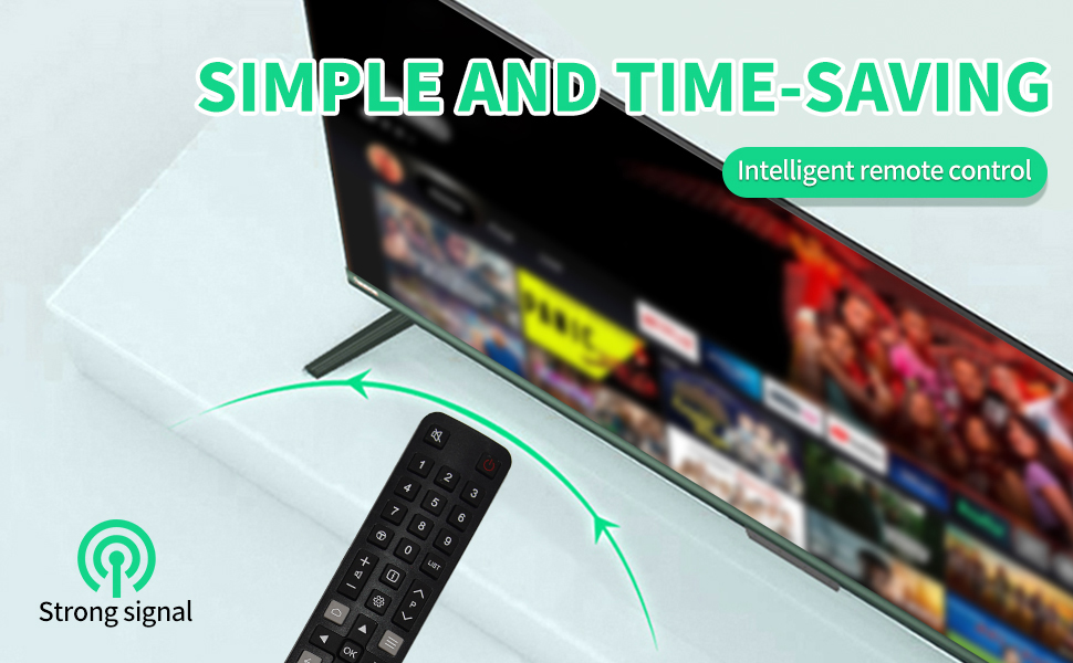 RC802N YA12 Universal Remote for TCL Android Smart TVs Alat Kawalan ...