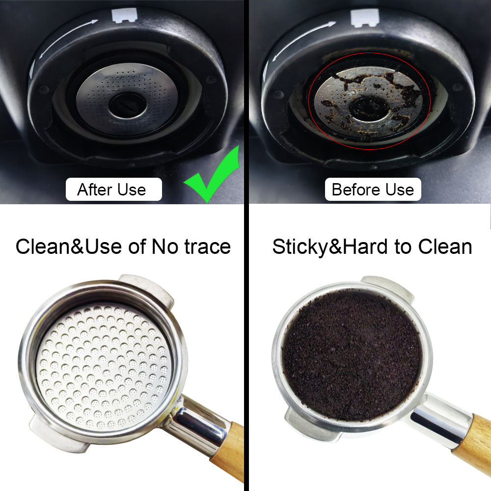 51/54/58mm Puck Screen 304 Stainless Steel 2-Layer Coffee Reusable ...