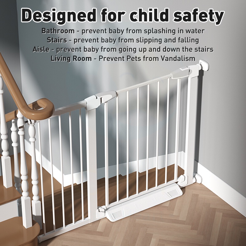 【COD】Pagar Baby Safety Gate Auto Closed Baby Gate Safety Pet Gate 3 ...