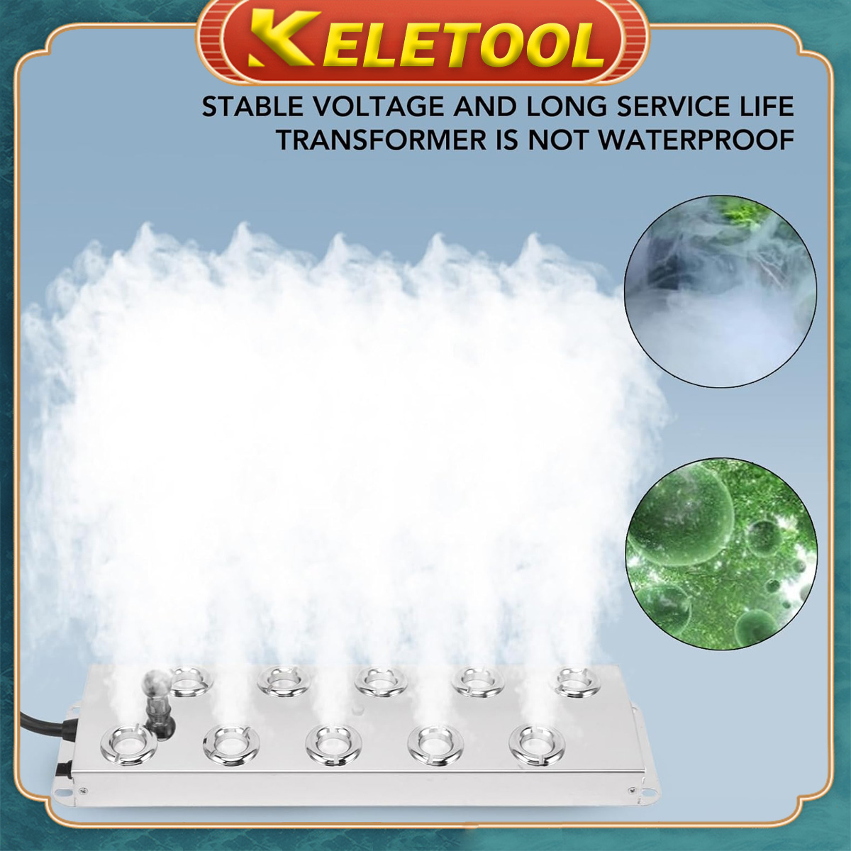 Ultrasonic mist maker 12 Head mist maker ultrasonic Fogger Humidifier ...