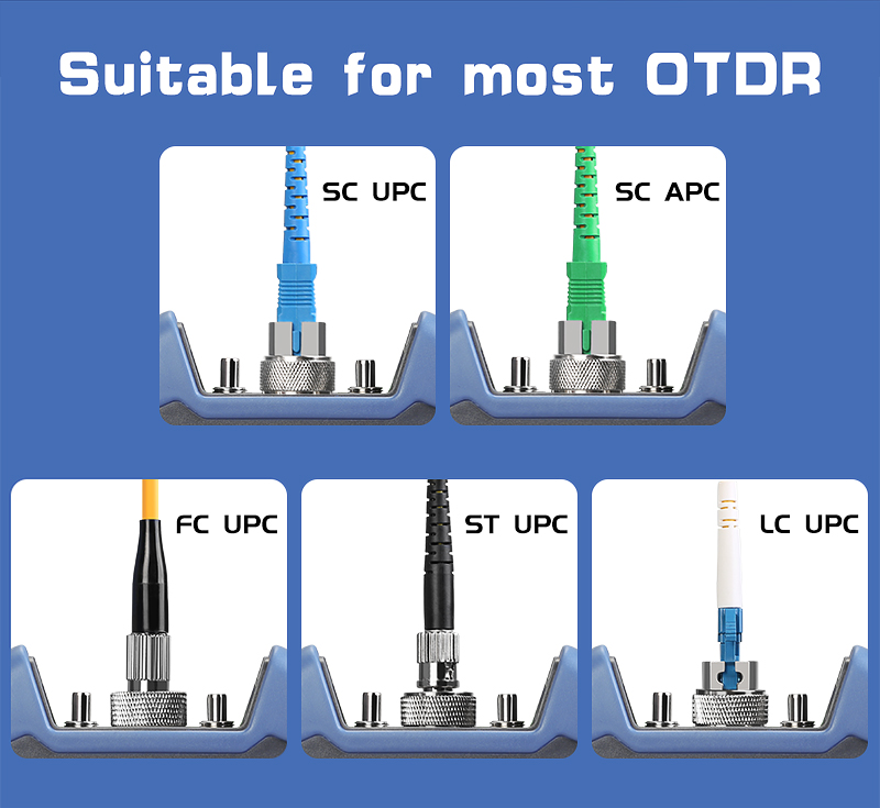 OTDR transfer connector FC ST SC LC adaptor OTDR Fiber Optic Connector ...