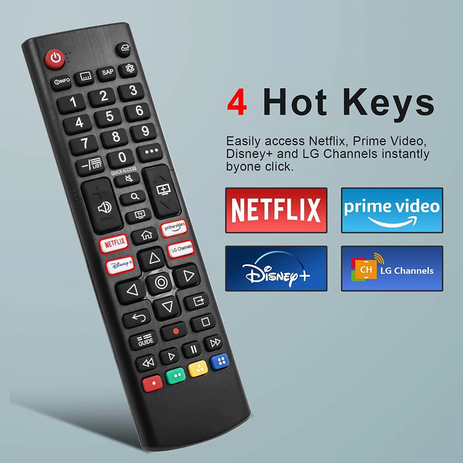 AKB76037601 Remote for LG 4K 8K Smart TVs OLED QNED NanoCell webOS HDR ...