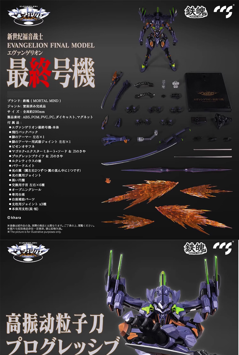 Ccs TOYS MORTAL MIND The final machine EVA Ready Stock Neon Genesis ...