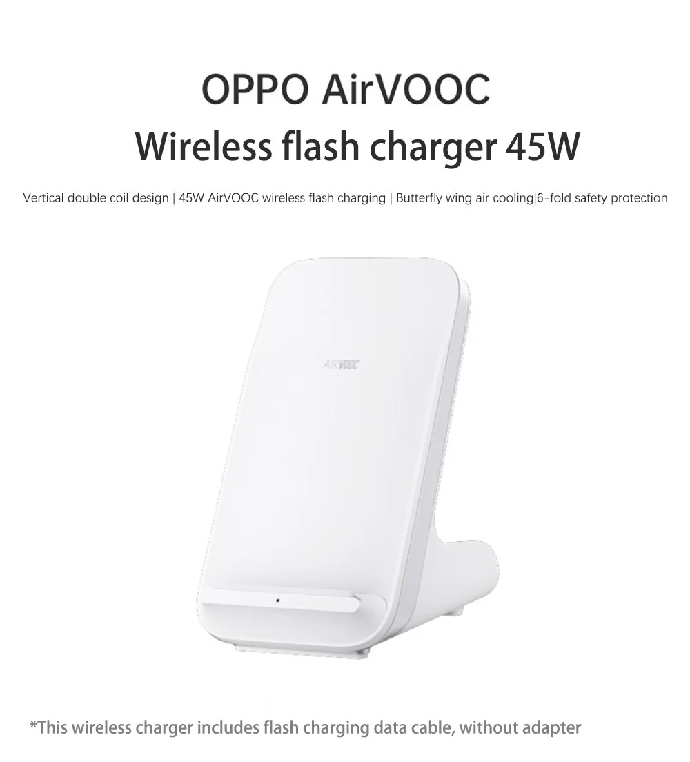 Original OPPO AirVOOC 45W Wireless Charger For OPPO Find X3 Pro Ace2 ...
