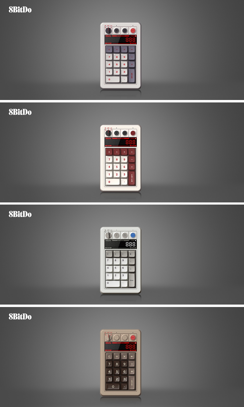 8BitDo Retro 18 Mechanical Numpad C64/M/N/Fami Edition Compatible with ...