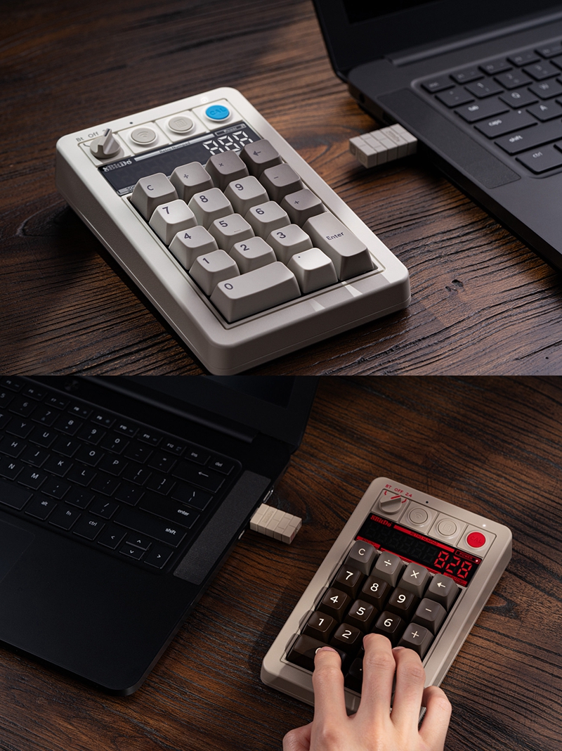 8BitDo Retro 18 Mechanical Numpad C64/M/N/Fami Edition Compatible with ...