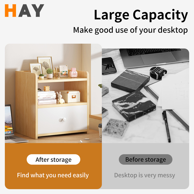 Desk Organizer Desktop Storage Desktop Shelf Desktop Storage Cabinet ...