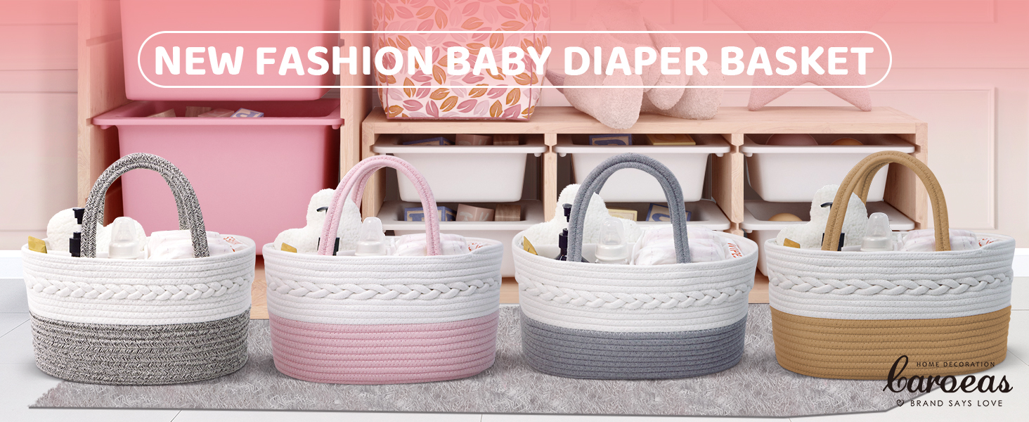 Portable Baby Diaper Organizer Large Mommy Diaper Caddy Storage Bag ...