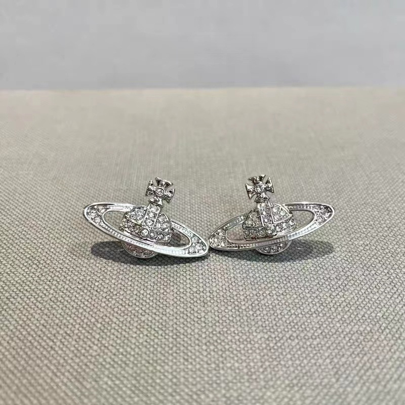 Queen Mother Xi Planet Earrings ins Light Luxury High-End Feel ...