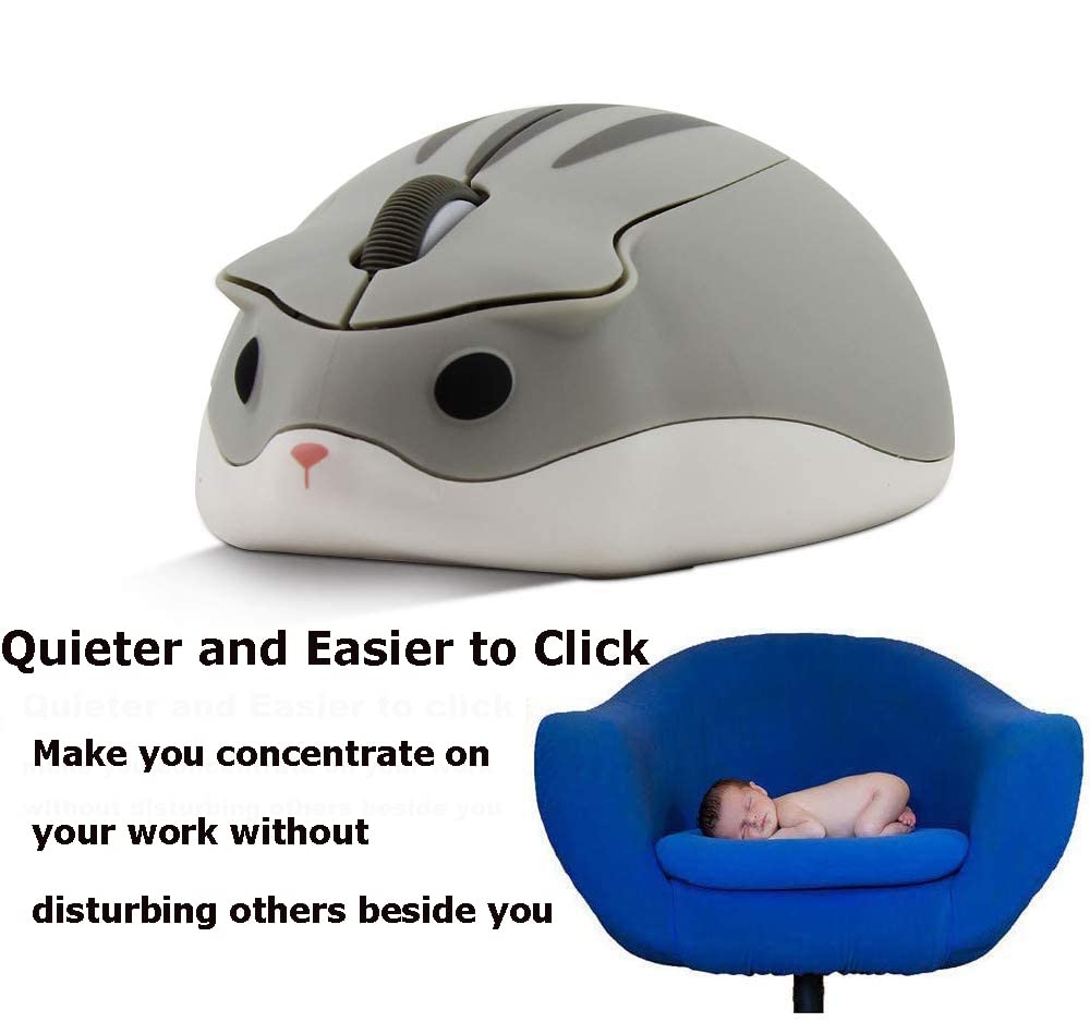 Cute Cartoon Bluetooth Wireless Mouse USB Optical Computer Mini Mouse ...
