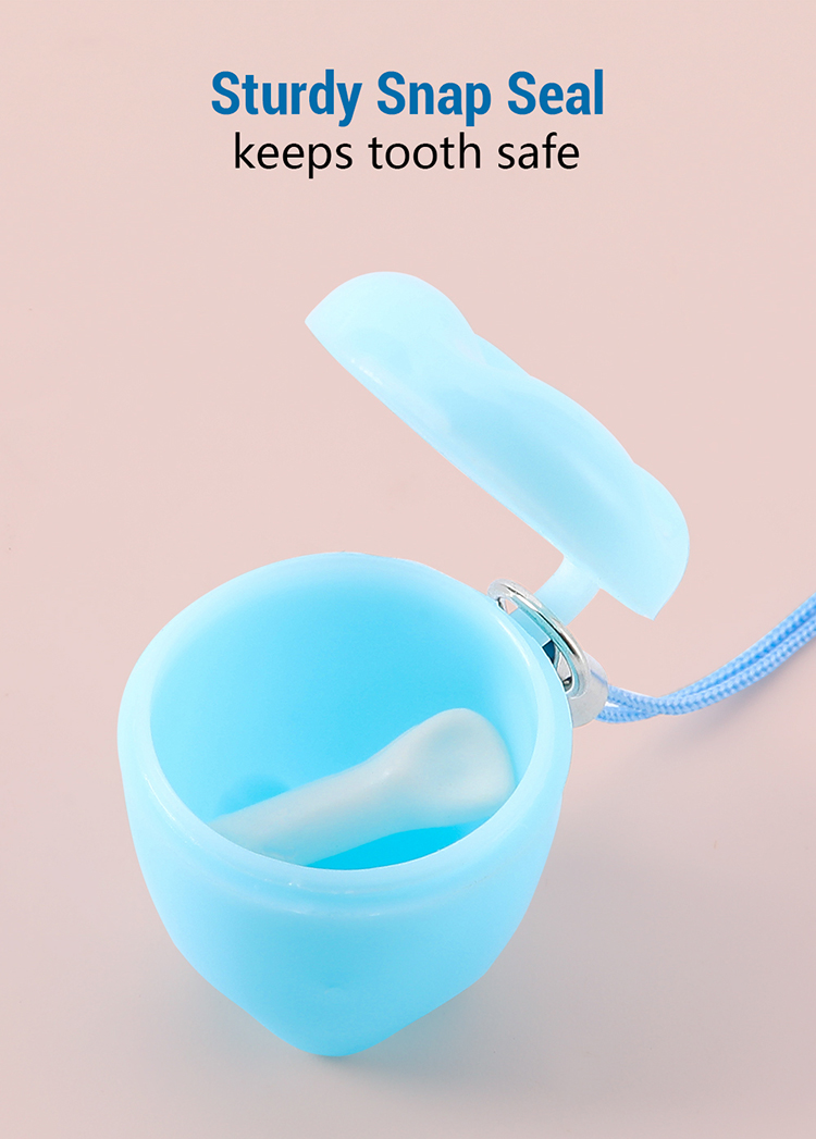 Baby Tooth Box Tooth Shape Kids Milk Teeth Storage Boxes Dental Gift ...