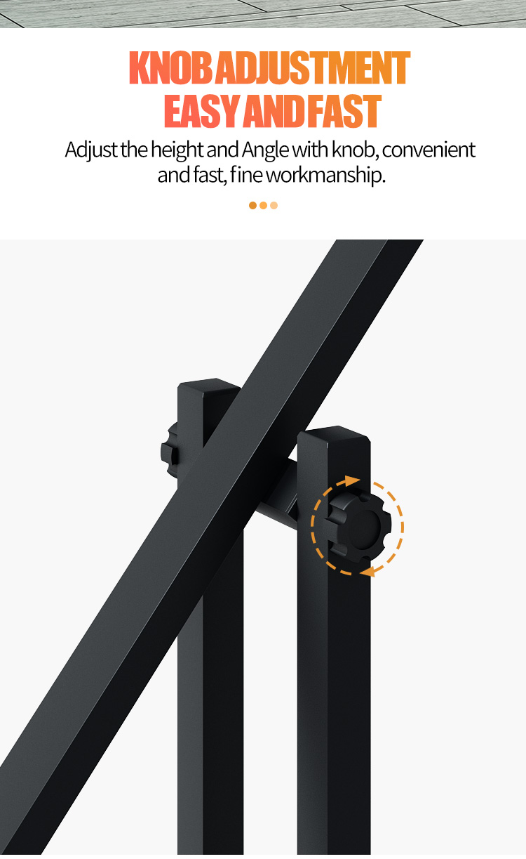 360-degree rotation Adjustable Display Slide Stand Poster Banner Stand ...