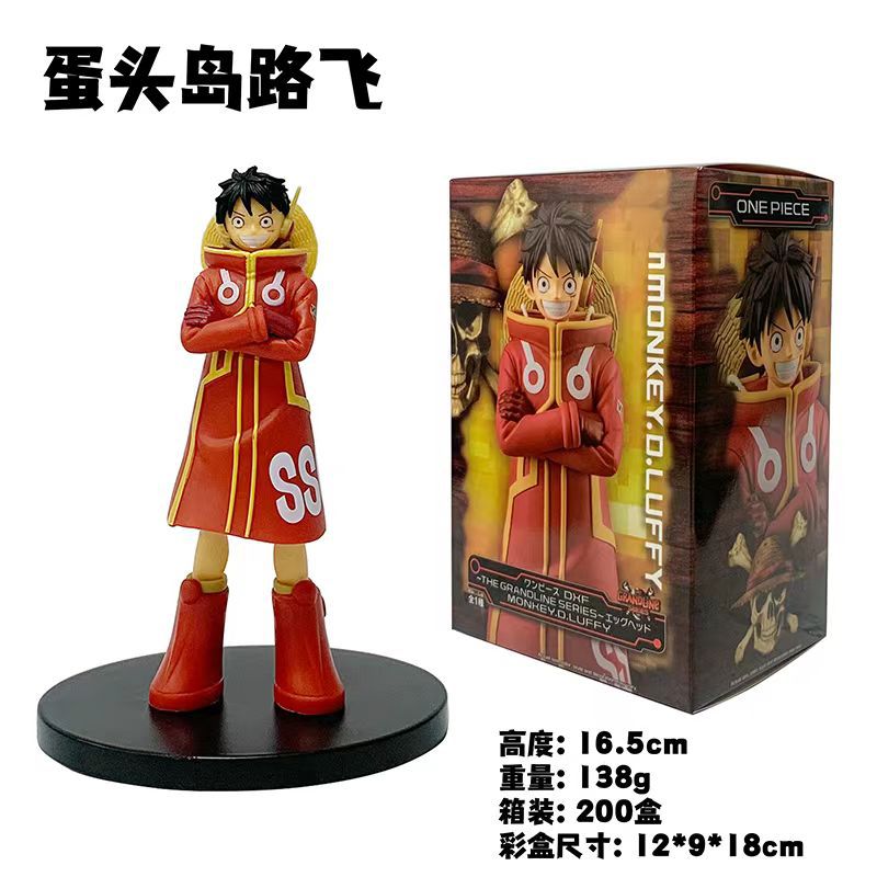 16.5cm Anime One Piece Figure Monkey D Luffy Nami DXF Figure The ...