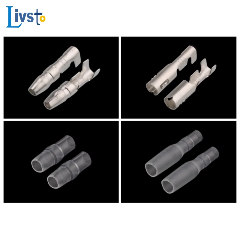 20/50 sets 3.5mm bullet Crimp terminal car electrical wire connector ...