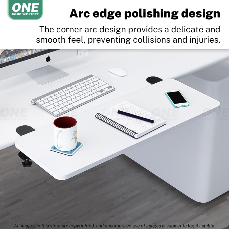 Desktop extension board no need drill extension computer desk extension ...