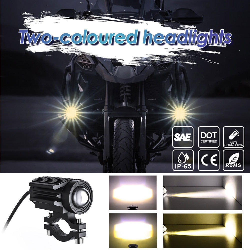 Dual-Color LED Spotlight - Bright Energy-Efficient Headlight Indicator ...