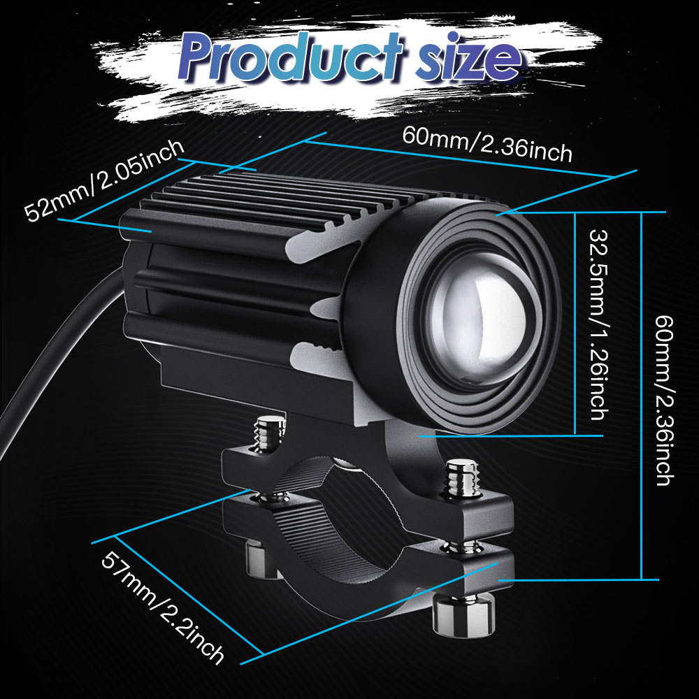 Dual-Color LED Spotlight - Bright Energy-Efficient Headlight Indicator ...