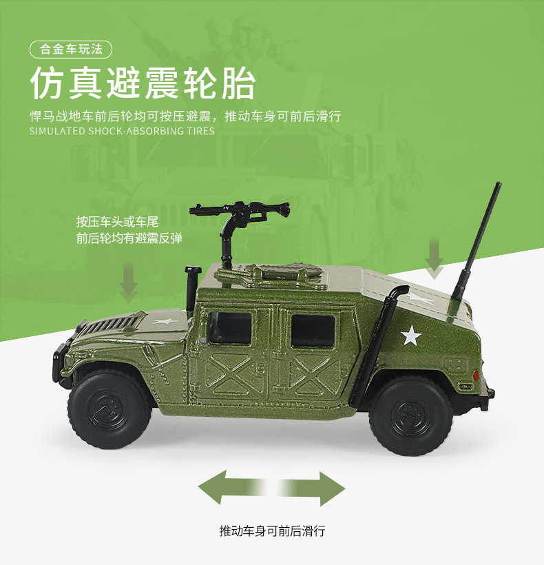 KDW 1/64 Military Model Tactical Jeep Riot Armored Vehicle Type 99 Main ...