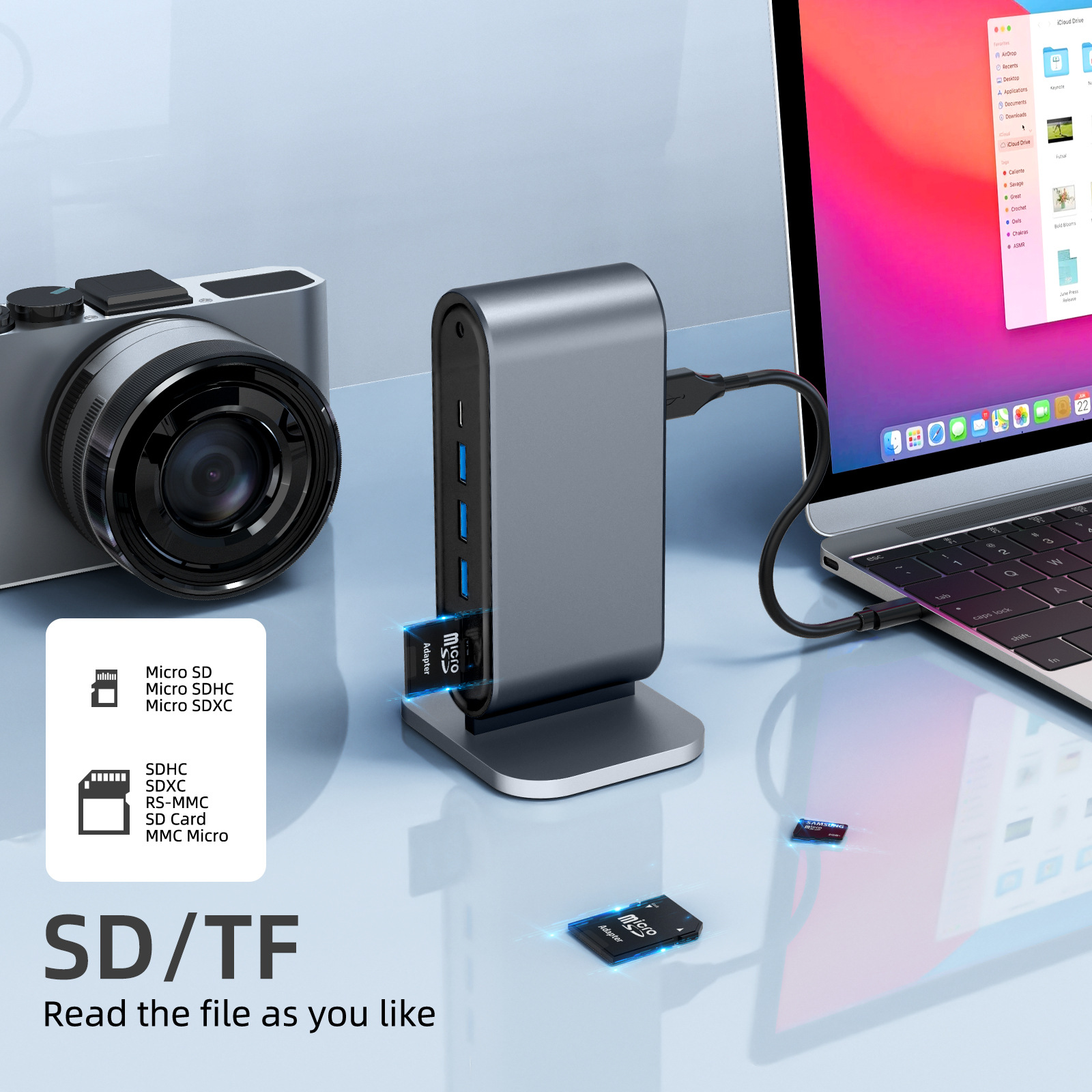 12 in 1 Type C Docking Station USB C Hub with HDMI VGA RJ45 USB3.0 PD ...