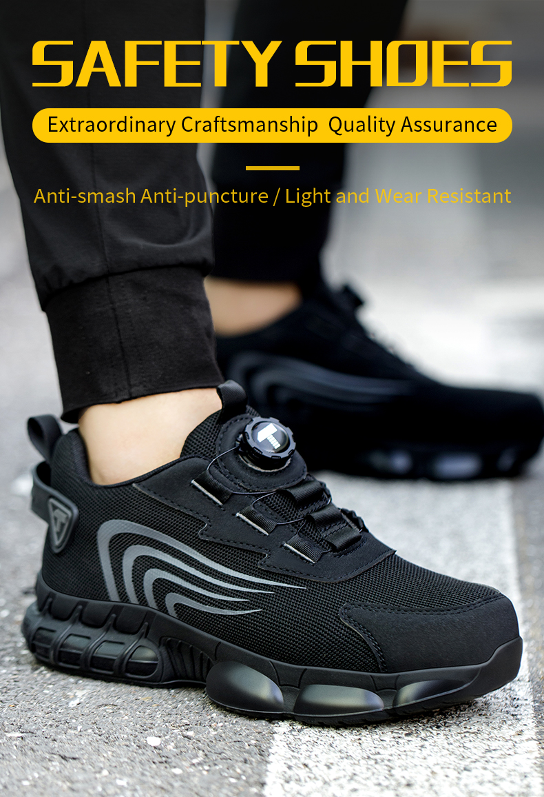 Tulldent Safety Shoes Steel Toe Anti smashing and anti piercing ...