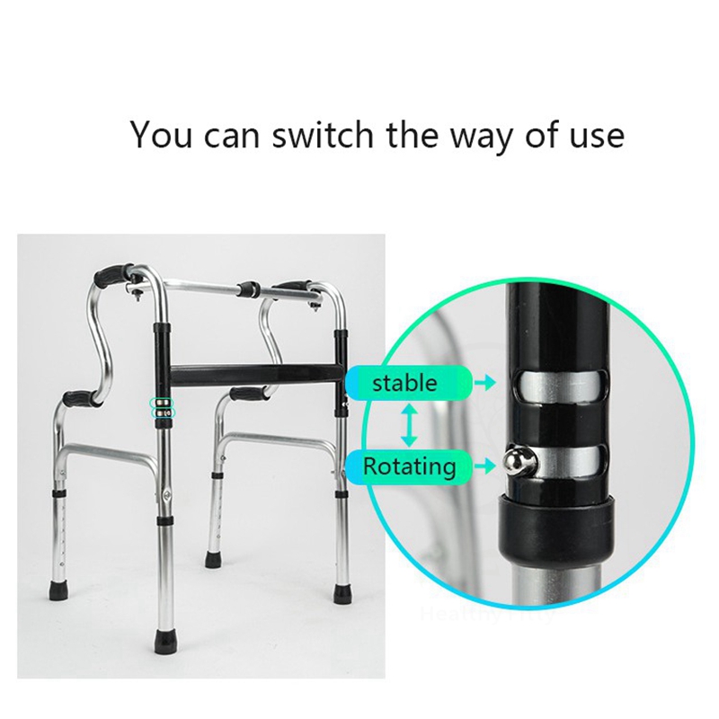 【Local shipment】Walking Frame Curve Handle with Wheel & Shower Seat ...