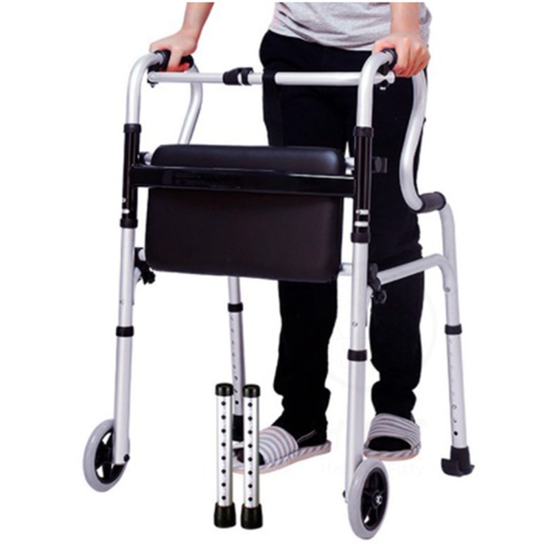 【HFT】FULLSET Medical 5 Way Premium Adjustable Height Foldable Quad Cane ...