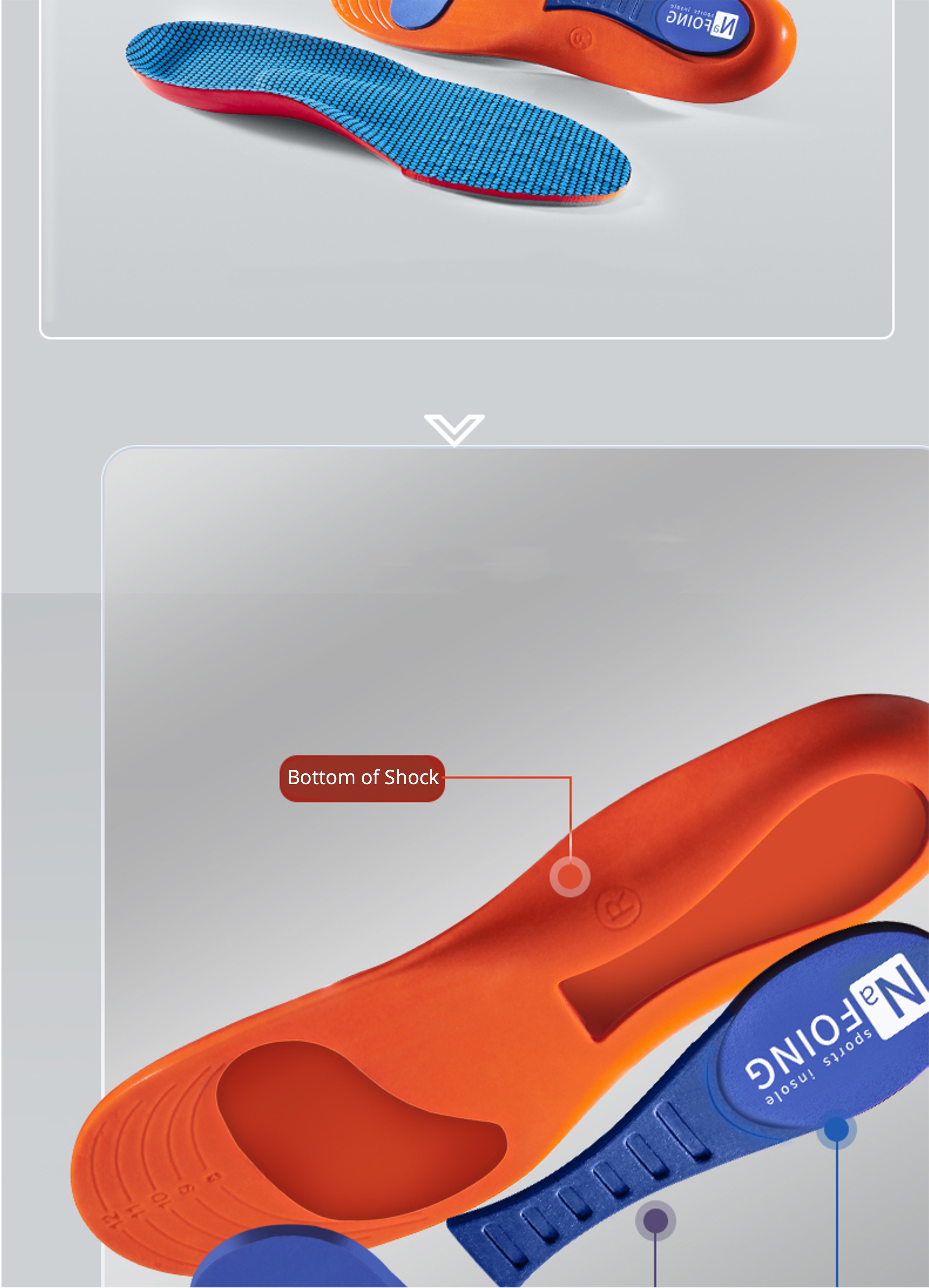 Orthopedic Sports Elasticity Insoles For Shoes Sole Unisex Technology ...