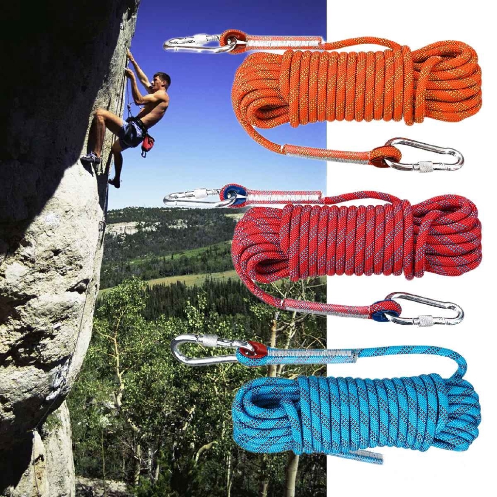 【Local shipment】12mm Static Rope for Climbing, Rappelling, Abseiling ...