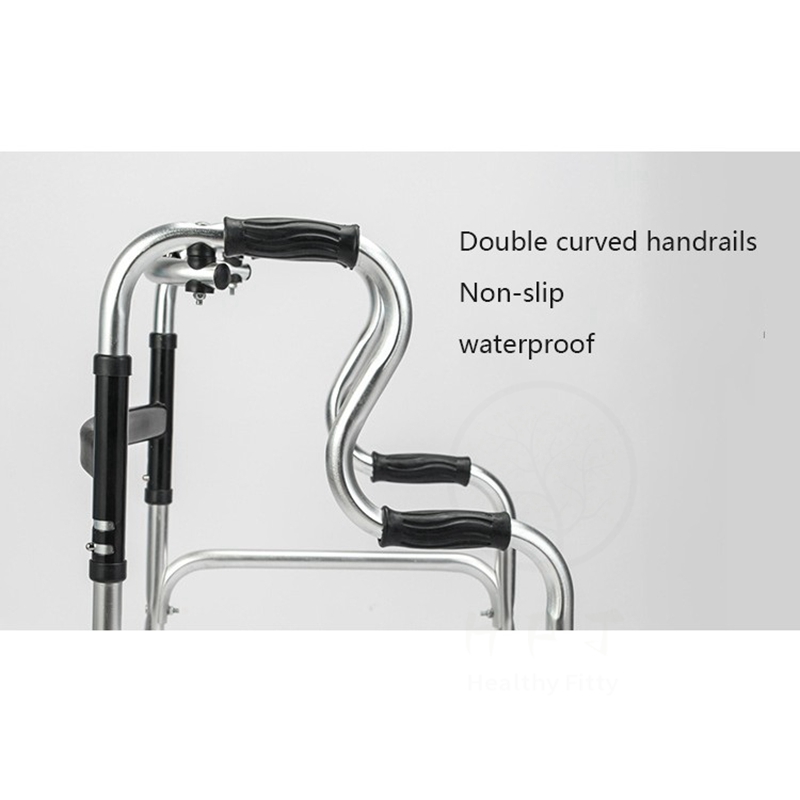 【Fast delivery】Foldable Stainless Steel Walking Frame Walking Aid ...