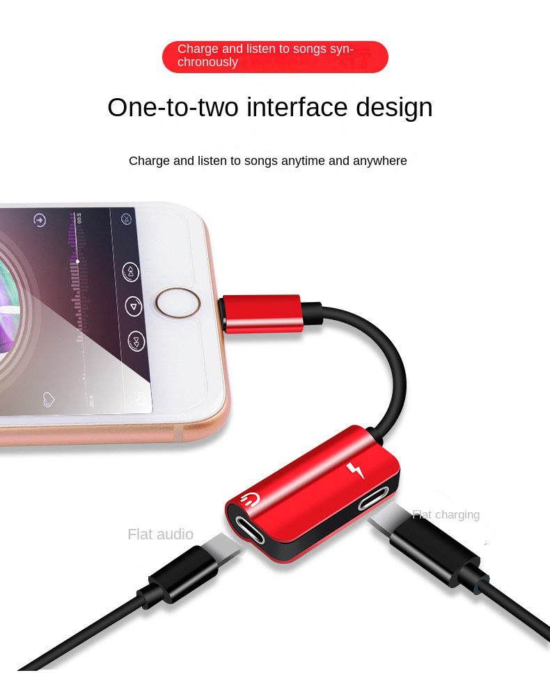 Headphone Adapter Cable Conversion socket 2 in 1 Dual Plugs Adapte r/ 3 ...
