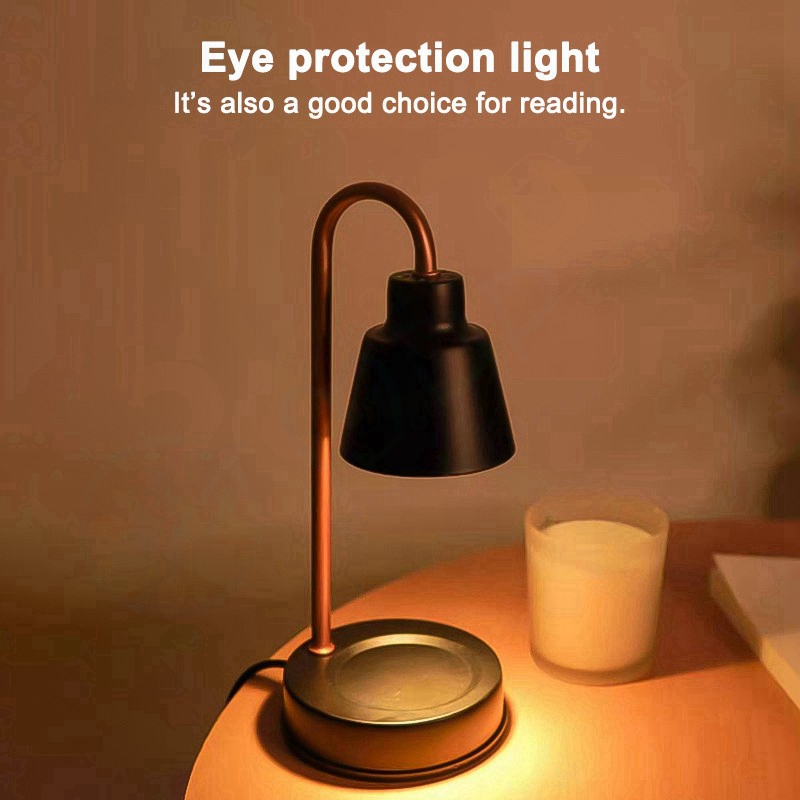COD*Candle Warmer Lamp Table Lamp for Decoration Home Bedroom Dimmable ...