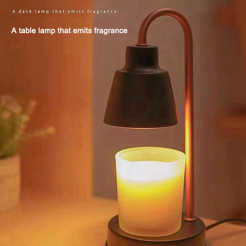 COD*Candle Warmer Lamp Table Lamp for Decoration Home Bedroom Dimmable ...