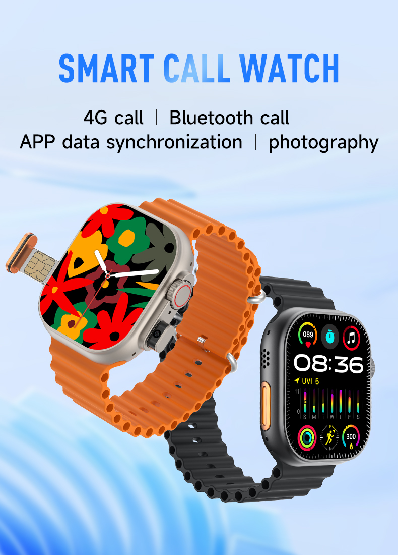 【SIM card】T83 pro smart watch with sim slot and wifi 4G Smart Watch 9 ...