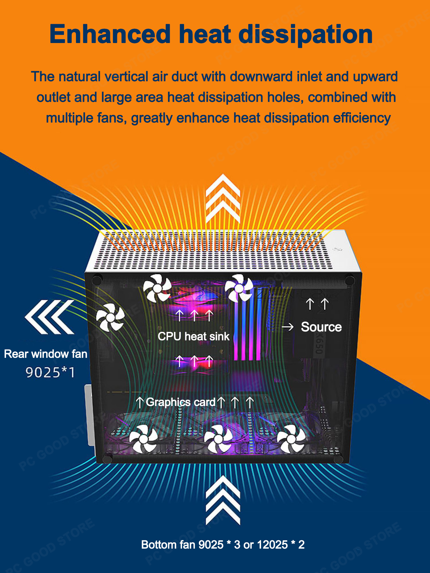 ZZAW C2P/C2 All Aluminum MATX Case Side Tempered Glass ATX Power Mini Gaming Computer Desktop ...